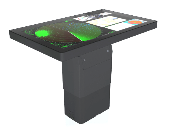 This electronic chart table brings the bridge into the digital era