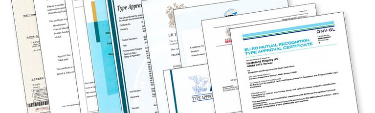 Type Approval & Testing for Hatteland Technology Products / Database